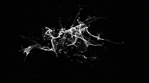 Water Splash Liquid Alpha Stock Video Footage | Royalty Free Water ...