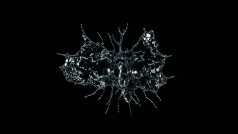 Water Ripple Alpha Matte Stock Video Footage | Royalty Free Water ...