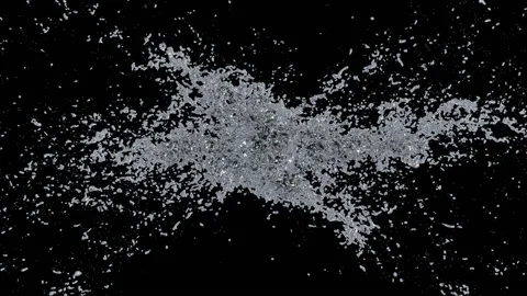 Water Ripple Alpha Matte Stock Video Footage | Royalty Free Water ...