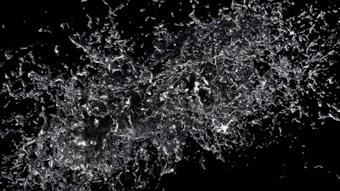 Water Ripple Alpha Matte Stock Video Footage | Royalty Free Water ...