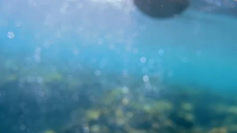Water splash and lens flares in Red Sea ... | Stock Video | Pond5
