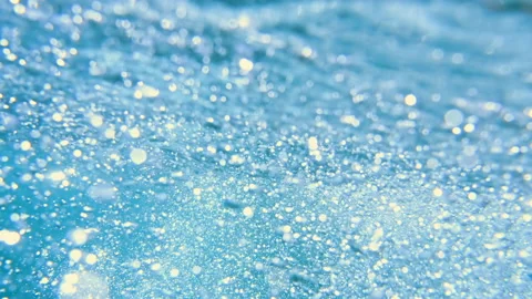 Water splash and lens flares in Red Sea ... | Stock Video | Pond5