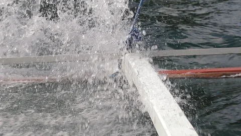 Water Splash Boat Stock Video Footage | Royalty Free Water Splash Boat ...