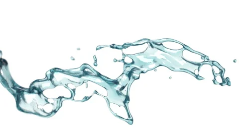 Water splash animation | Stock Video | Pond5