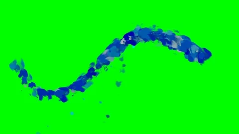 Water splash animation green screen or c... | Stock Video | Pond5