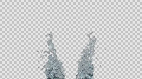 Water Splash Animation v8 | Stock Video | Pond5