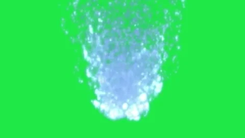 Water Splash With Bubbles Animation On G... | Stock Video | Pond5