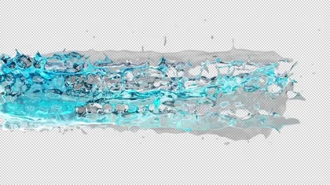 Water Splash Liquid Alpha Stock Video Footage | Royalty Free Water ...