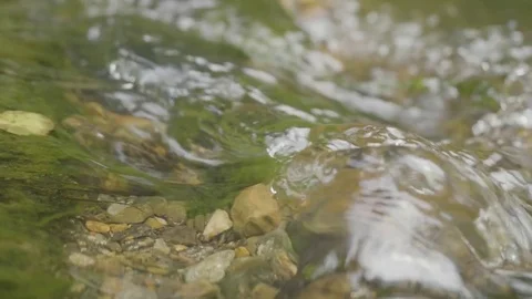 Water splash in river. Water in river cl... | Stock Video | Pond5