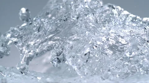 Water splash, Slow Motion | Stock Video | Pond5
