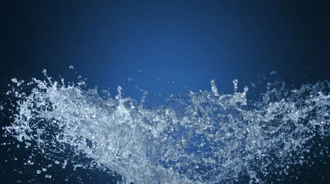 Water splash, Slow Motion | Stock Video | Pond5