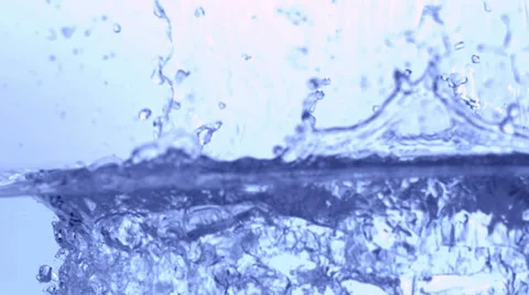 Water splash, slow motion | Stock Video | Pond5