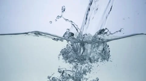 Water splash. Slow motion | Stock Video | Pond5