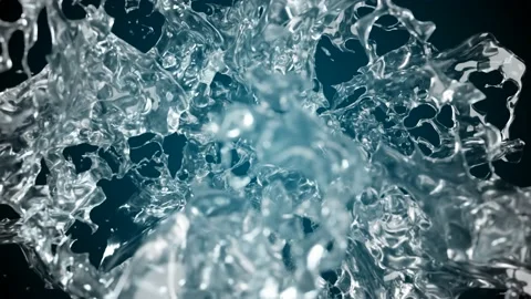 Water splash, underwater explosion or ob... | Stock Video | Pond5