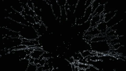 Water Splashing At Camera In Slow Motion... | Stock Video | Pond5