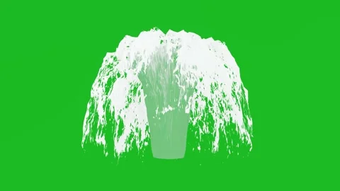 Water Spraying Effect on Green Screen Ba... | Stock Video | Pond5