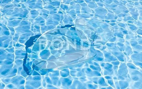 Water surface with caustic phenomenon, 3d rendering.: Royalty Free ...