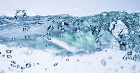 Water surface splash, slow motion in 4k ... | Stock Video | Pond5
