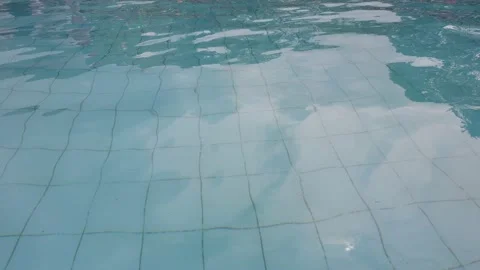 Water surface texture. clean swimming po... | Stock Video | Pond5