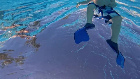 Water in a swimming pool, chilling and c... | Stock Video | Pond5