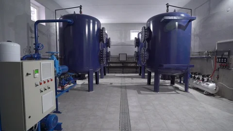 Water Tank Plant | Stock Video | Pond5