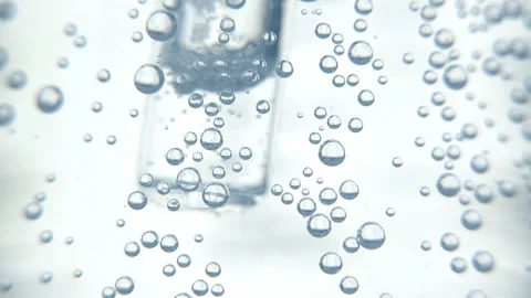 water texture with air bubbles during te... | Stock Video | Pond5