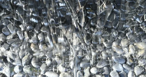 Water texture at the Fountain | Stock Video | Pond5