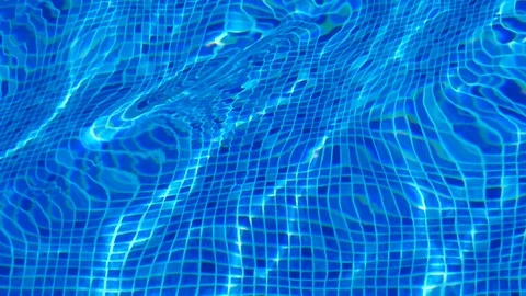 Water texture. The reflection of the ray... | Stock Video | Pond5