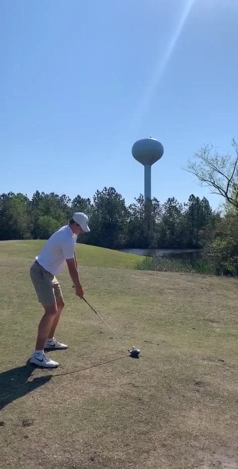 Water Tower Hit by Golf Ball Sounds Extr... | Stock Video | Pond5