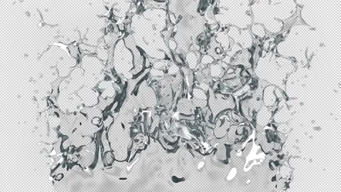 Water Splash Alpha Channel Stock Videos – Royalty-Free HD & 4K Videos