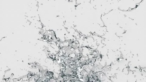 Water Splash Alpha Stock Videos – Royalty-Free HD & 4K Videos