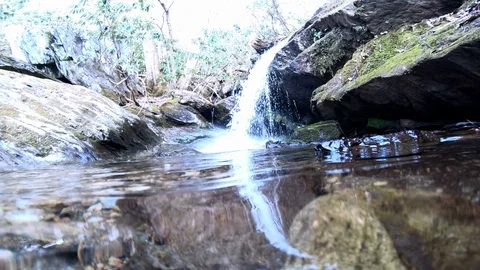 Water | Underwater tilt up to reveal wat... | Stock Video | Pond5