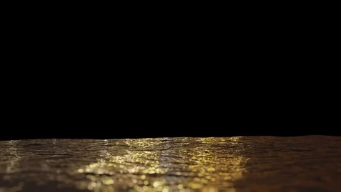 Water Wave Horizon 4k Animation Loop wit... | Stock Video | Pond5