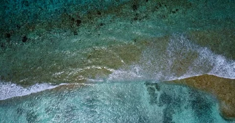 Water Waves Flowing On Shallow Area In A... | Stock Video | Pond5