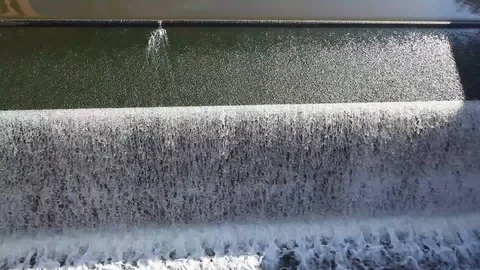 waterfall, Pouring Water, Water Surface,... | Stock Video | Pond5