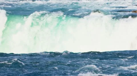 Waterfall Producing Renewable Hydroelect... | Stock Video | Pond5