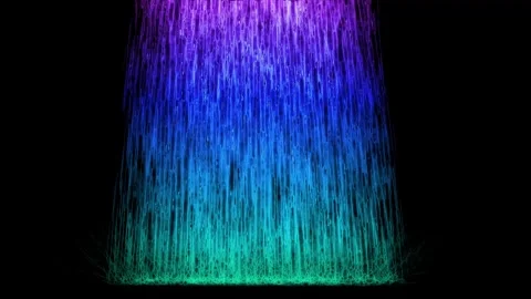 Waterfall purple blue aqua tone effect f... | Stock Video | Pond5