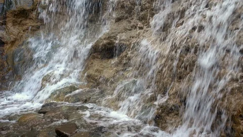 Waterfall texture Pouring water in 4K, n... | Stock Video | Pond5
