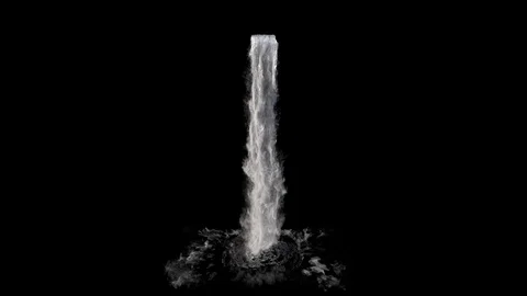 waterfall texture seamless loop, 4k, iso... | Stock Video | Pond5