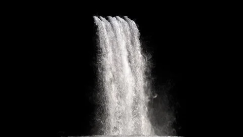 waterfall texture seamless loop, 4k, iso... | Stock Video | Pond5