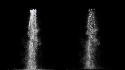 waterfall texture seamless loop, 4k, iso... | Stock Video | Pond5