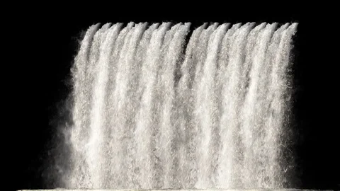 waterfall texture seamless loop, 4k, iso... | Stock Video | Pond5