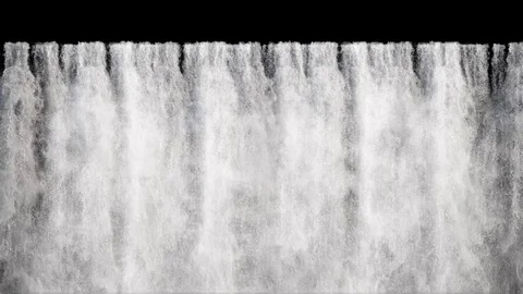 waterfall texture seamless loop, 4k, iso... | Stock Video | Pond5