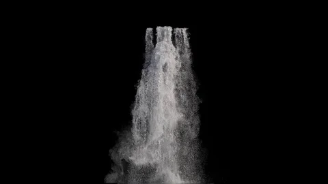 waterfall texture seamless loop, 4k, iso... | Stock Video | Pond5