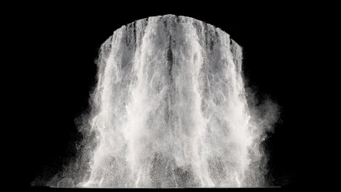 waterfall texture seamless loop, 4k, iso... | Stock Video | Pond5