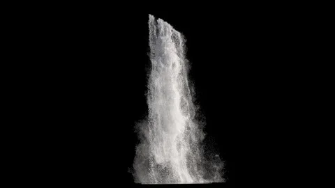 waterfall texture seamless loop, 4k, iso... | Stock Video | Pond5