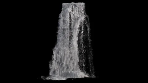 waterfall texture seamless loop, 4k, iso... | Stock Video | Pond5