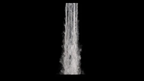 waterfall texture seamless loop, 4k, iso... | Stock Video | Pond5