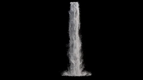 waterfall texture seamless loop, 4k, iso... | Stock Video | Pond5