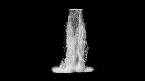 waterfall texture seamless loop 4k | Stock Video | Pond5